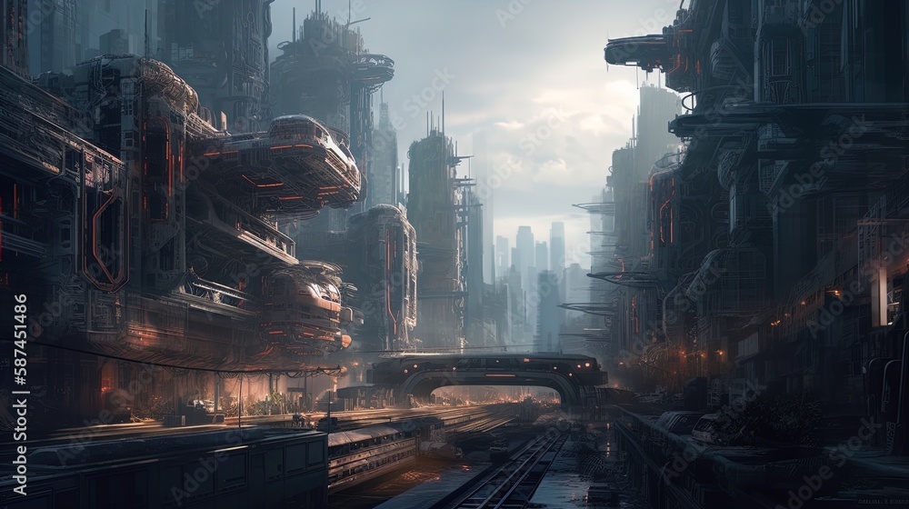 AI Uprising: Autonomous Machines Conquer Futuristic Cities Amidst Chaos ...