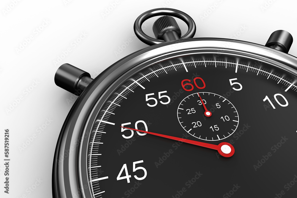 Digitally generated image of stopwatch Stock Photo | Adobe Stock