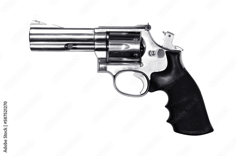 Revolver isolated on transparent background.PNG format Stock Photo ...