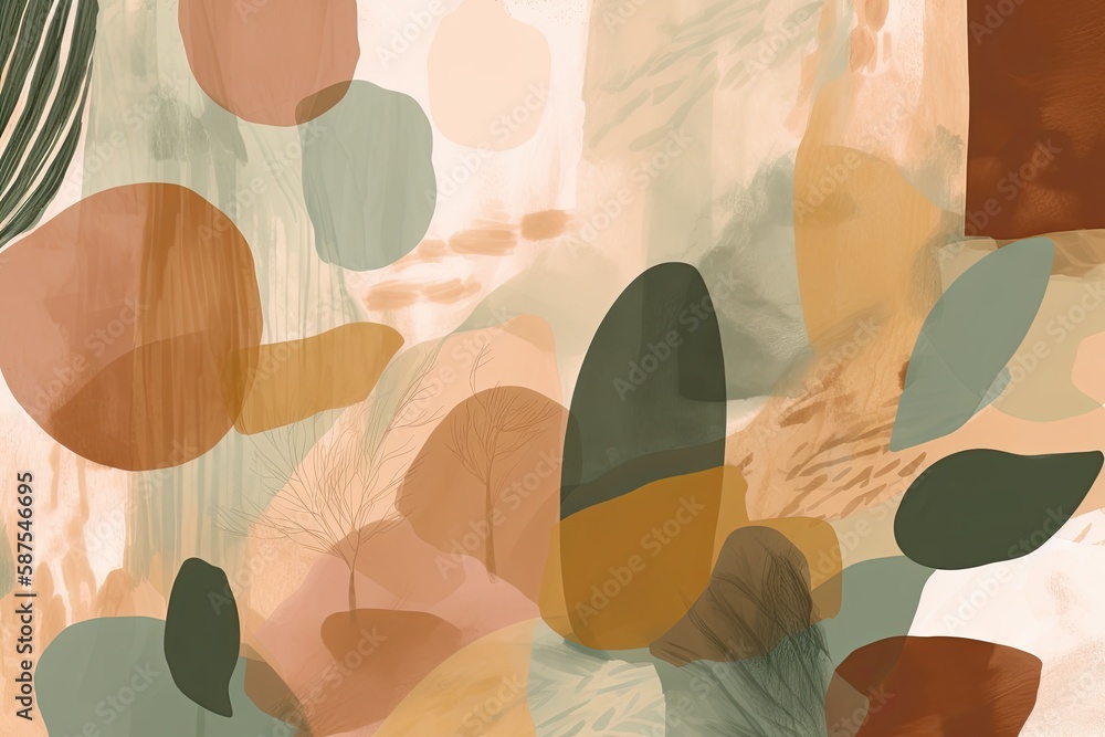 abstract background image inspired by nature, using earthy tones and ...