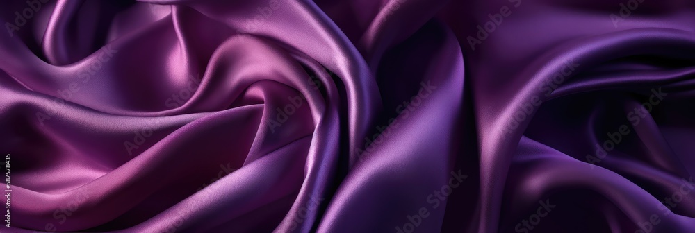 Purple silk textile background. Violet color satin fabric texture ...