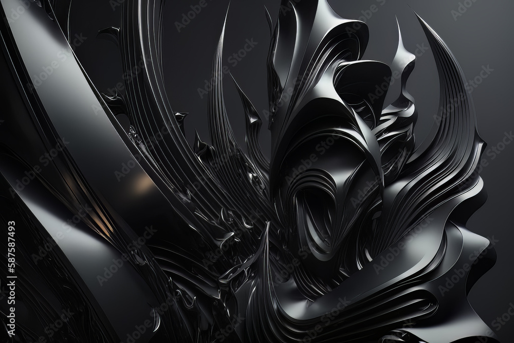 silver, grey, gray, black, chrome, gradient, metal, metallic, futuristic, background, backdrop ...