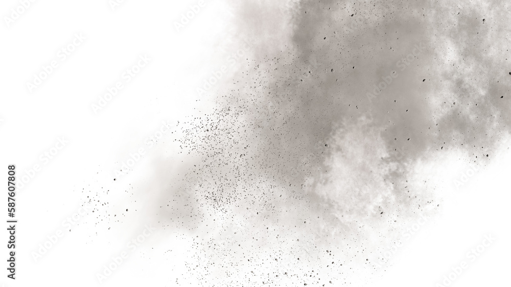dust cloud with debris, isolated on transparent background Stock Illustration | Adobe Stock