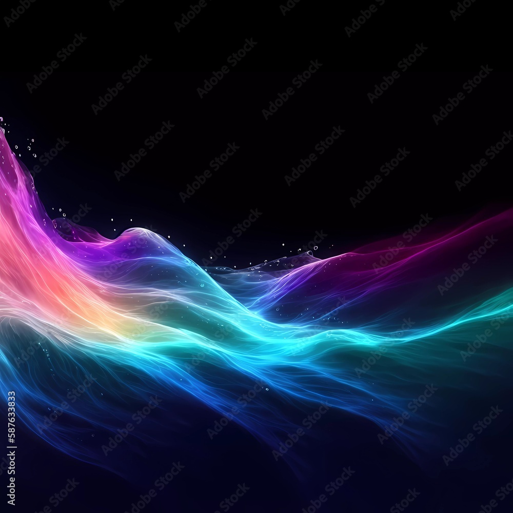 abstract wave background, Background Concept artwork, digital art ...