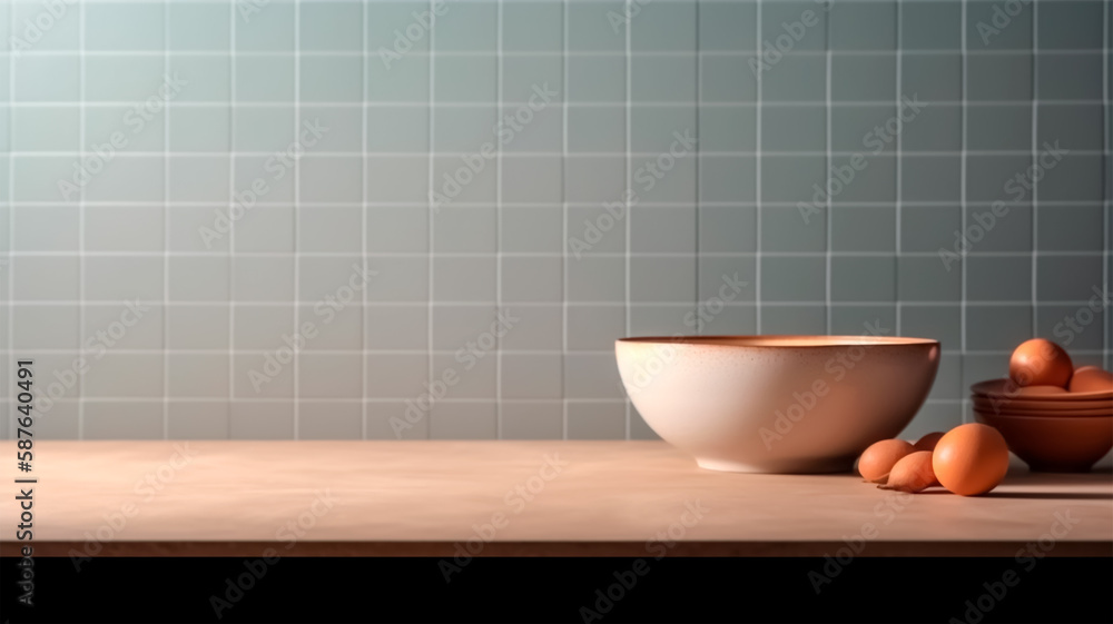 Kitchen background for product presentation and advertising. Stock ...