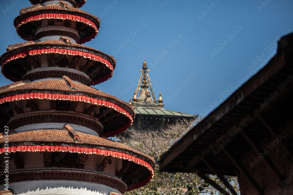 Kathmandu Durbar Square, is one of three Durbar (royal palace) Squares ...