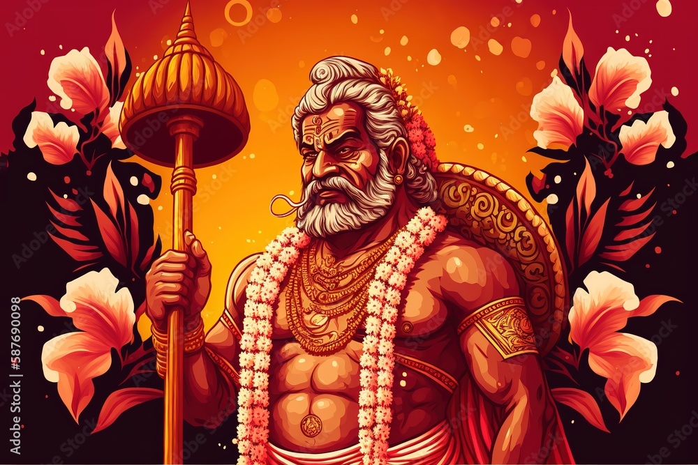 mahabali or maveli, Kerala old king. he is coming for every year. happy ...