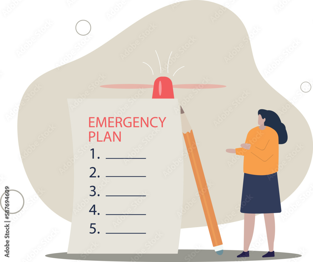 Business emergency plan, checklist to do when disaster happen to ...