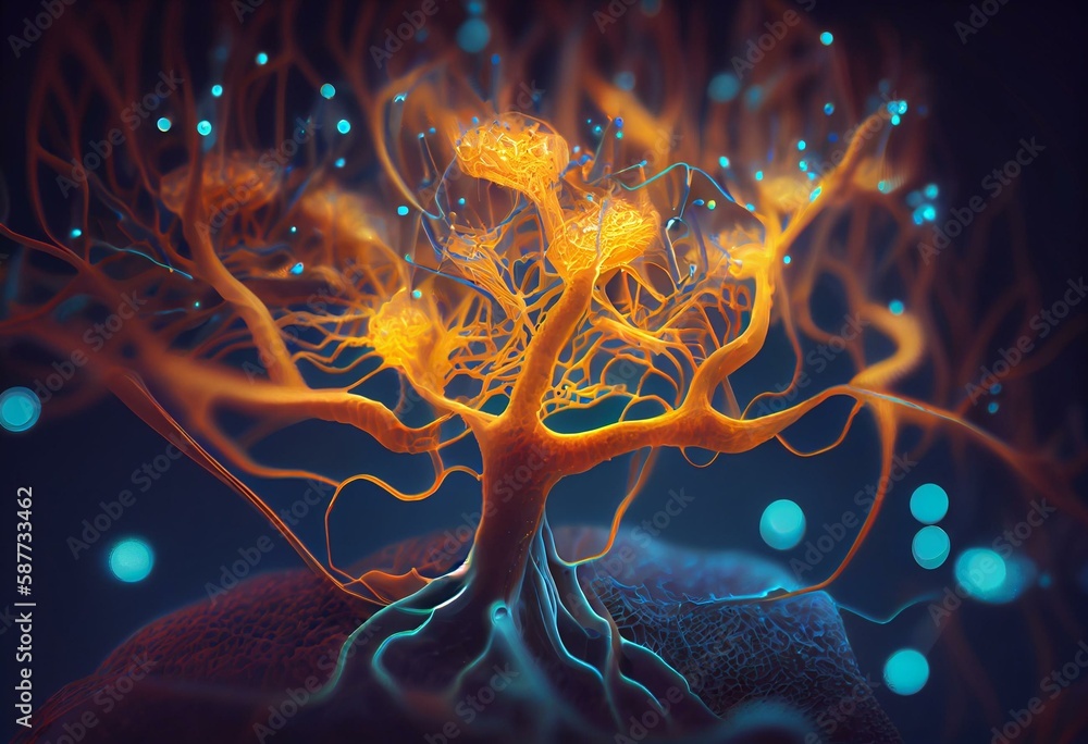 Astrocyte Stock Vector Illustration Of Neuron Glia