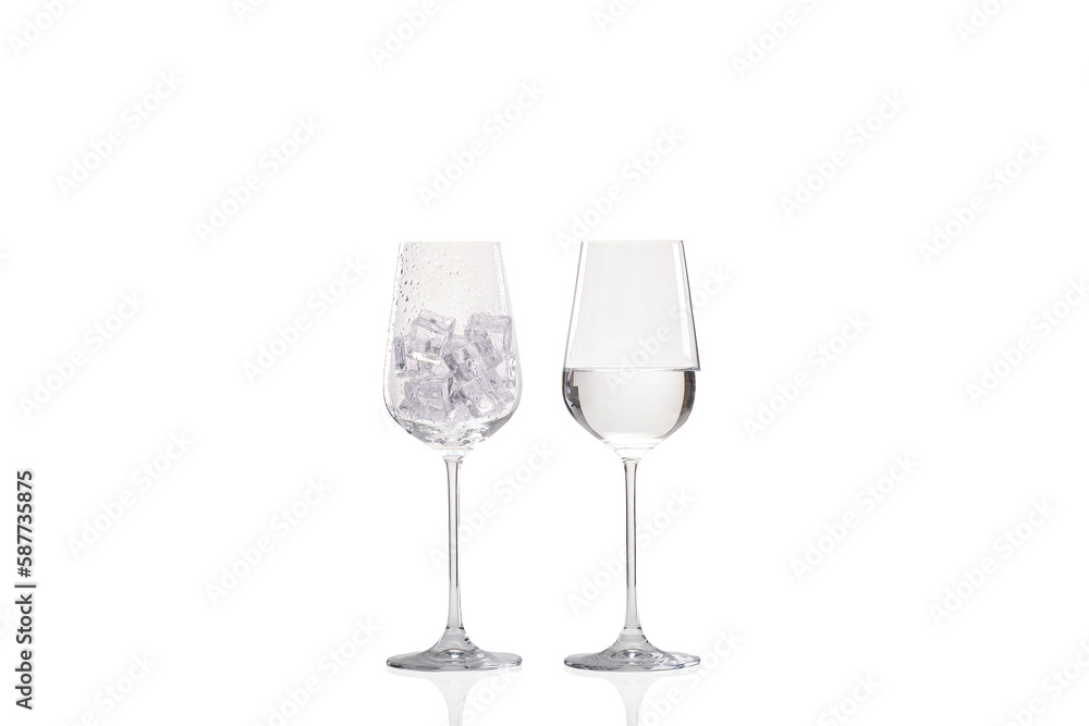 whisky, glass, climate change, condensation, scotch, ice, cubes, melted ...