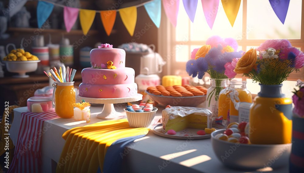 A table set with all the essentials for the ultimate birthday ...