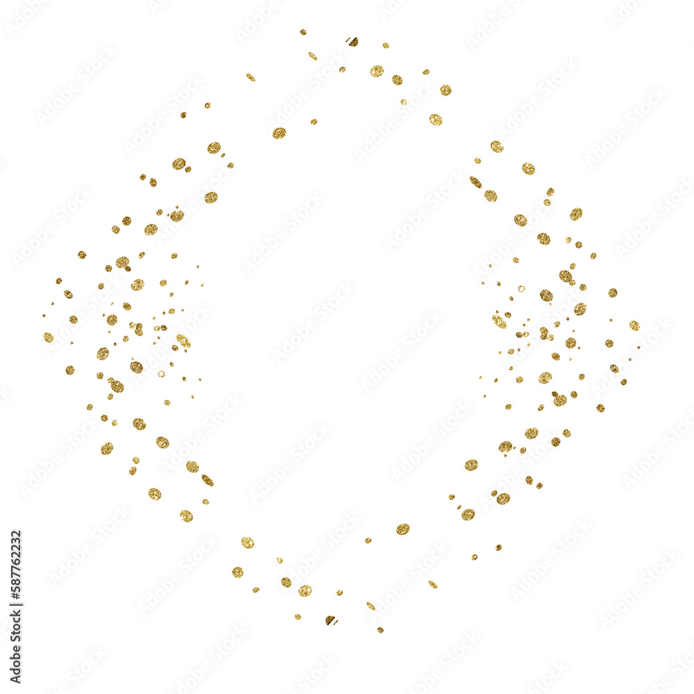 luxury sparkling, gold confetti,Gold sparkle ,splatter border,Gold Foil ...