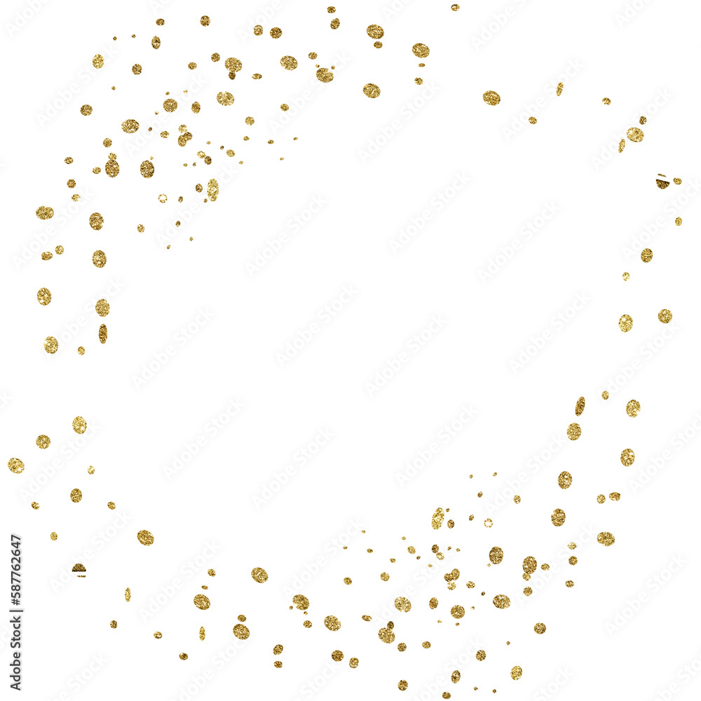luxury sparkling, gold confetti,Gold sparkle ,splatter border,Gold Foil ...