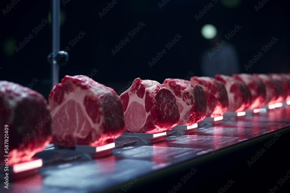 Inside the High-Tech Cultured Meat Factory of the Future, AI Generated ...