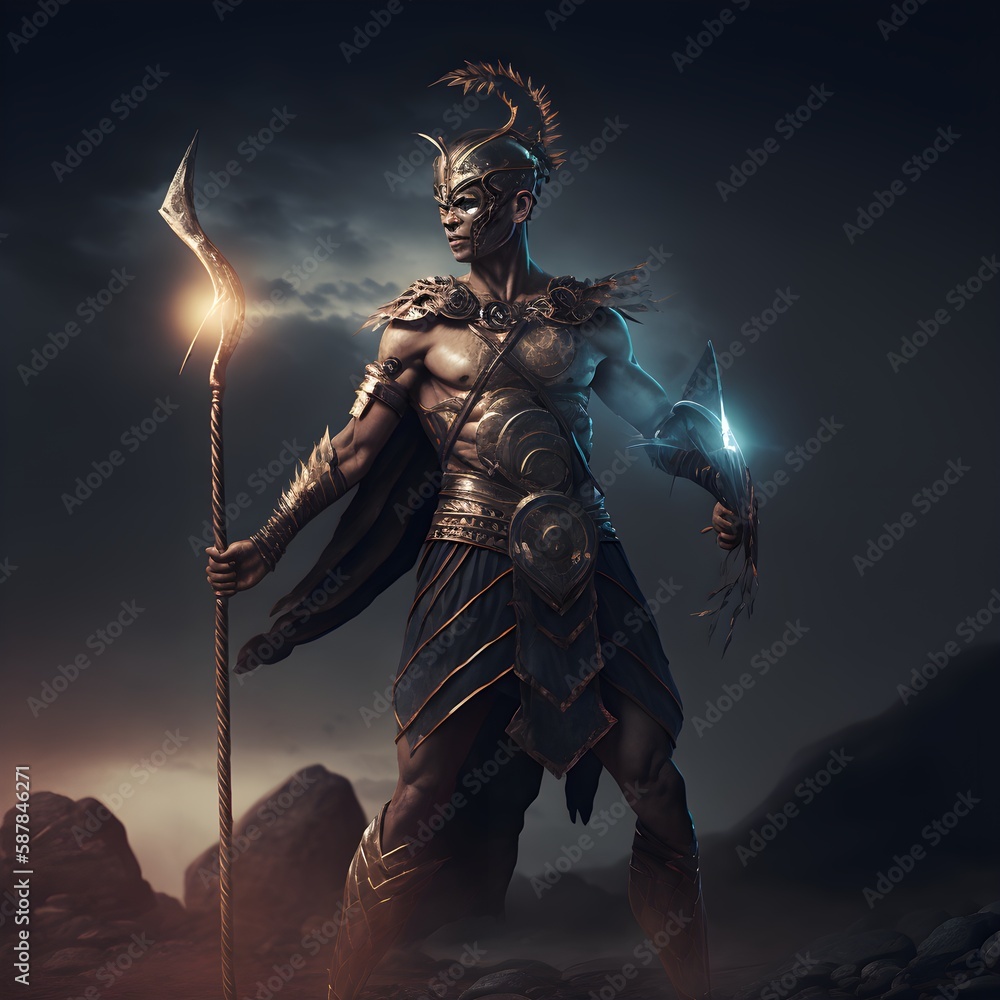 psionic full length epic portrait Mystical light cinematic lighting 8k ...