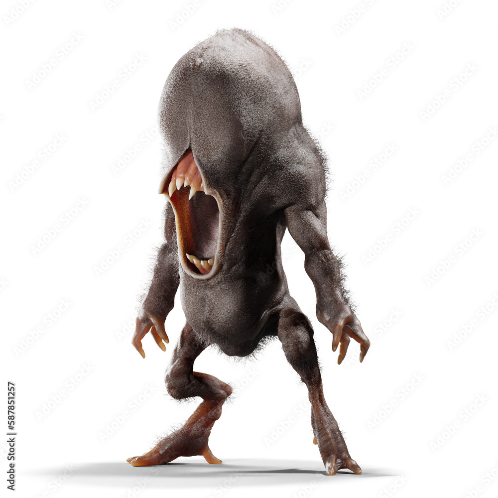 Tick Monster 3D CGI Render Stock Illustration | Adobe Stock