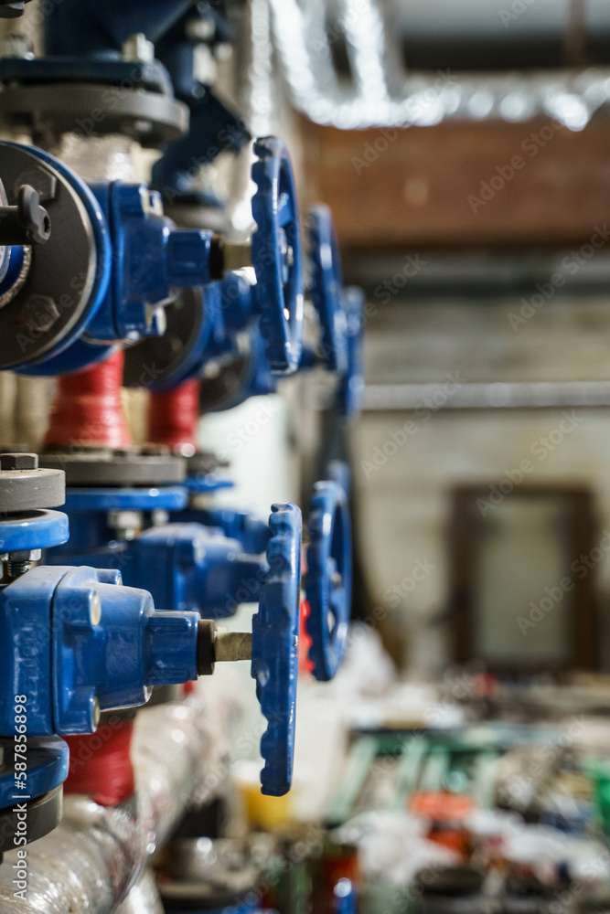 Industrial Pipe Valve. Gate Valve. Stock Photo | Adobe Stock