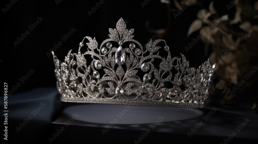 This exquisite tiara is fit for royalty, with its stunning and ...