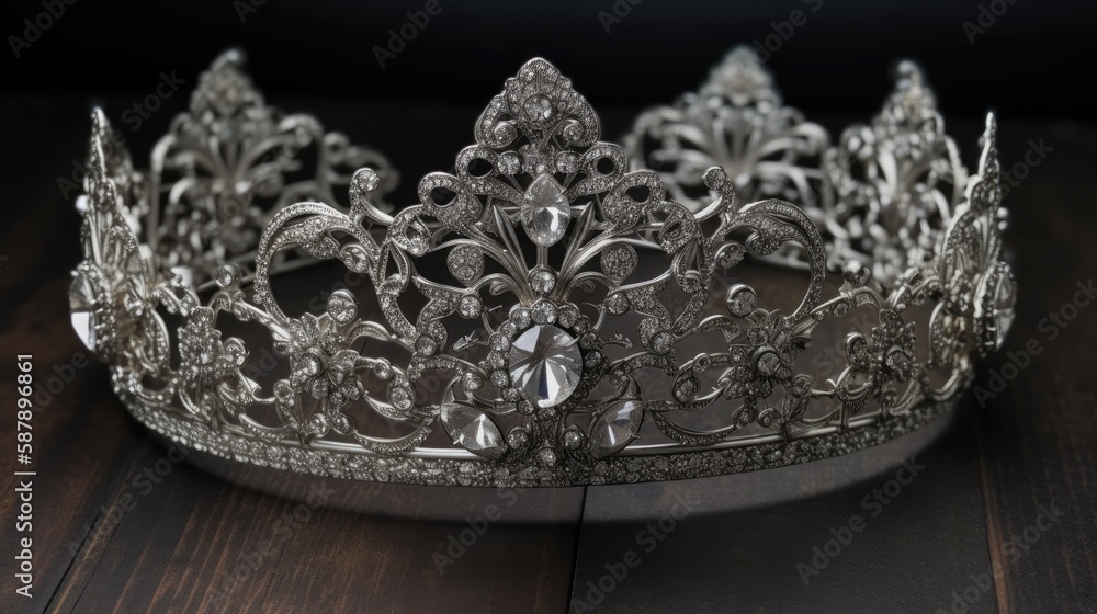 This exquisite tiara is fit for royalty, with its stunning and ...