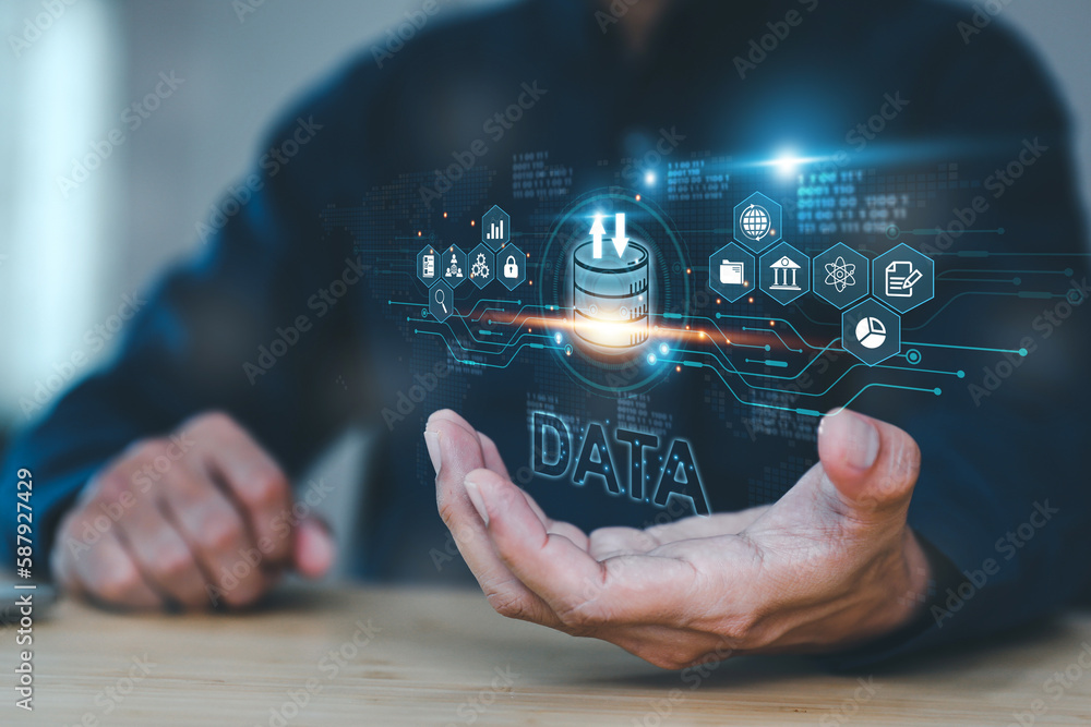 Cloud computing data management technology system for computer network ...