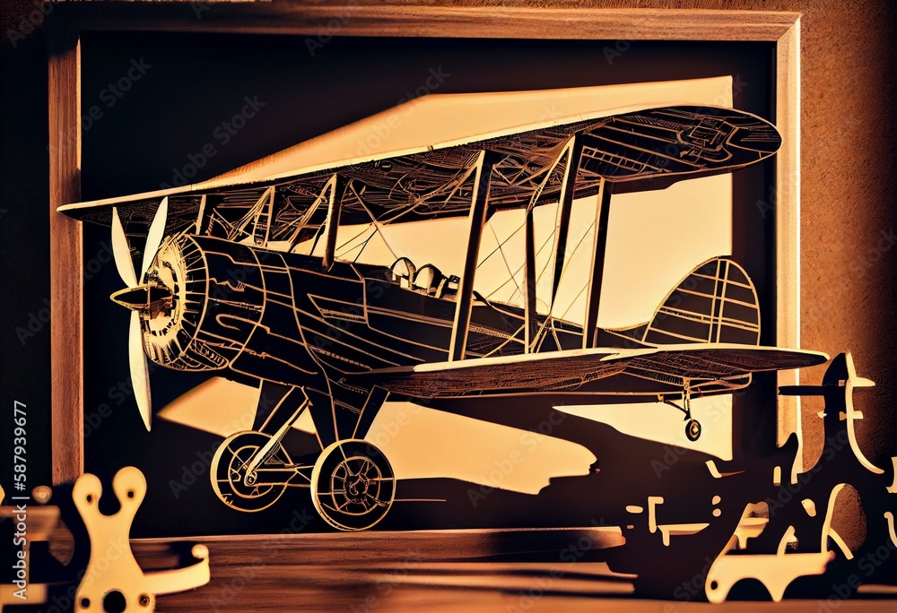 Biplane SVG Cut Files | Old Vintage Plane Svg | Plane Silhouette Bundle ...