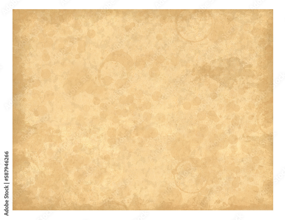 Foto de Old paper texture on white, old paper parchment texture. do ...