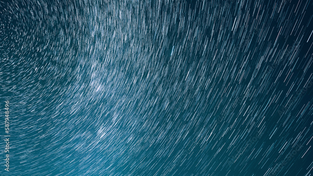 Hyper Trails Of Stars. Bewitching Illusion Of Star Trails. Star And ...