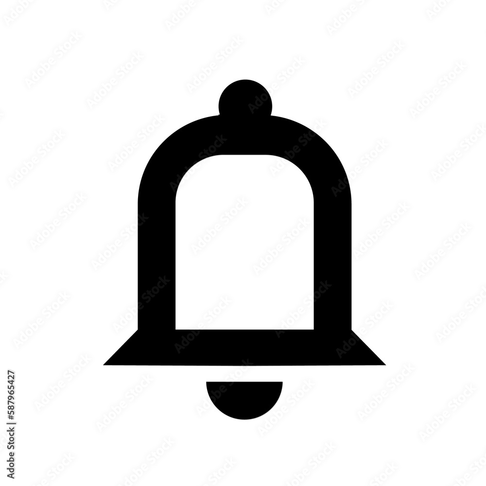 youtube bell icon notification red design template, subscribe bell icon ...