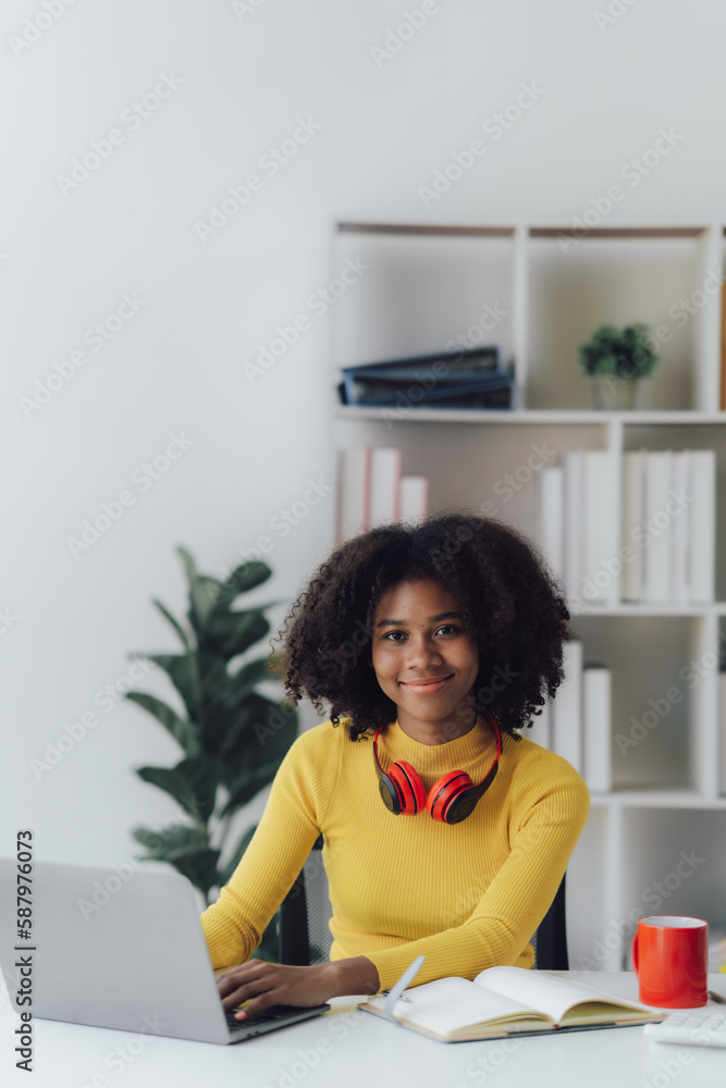 Happy Studying Student