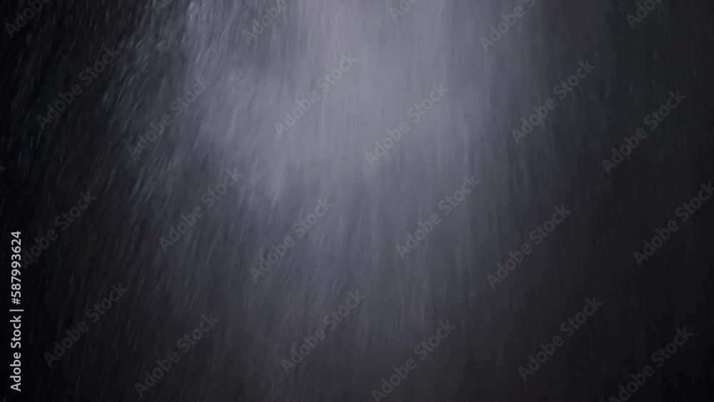 Vidéo Stock Explosion of Mixed Particles of Water, Dust on Black ...