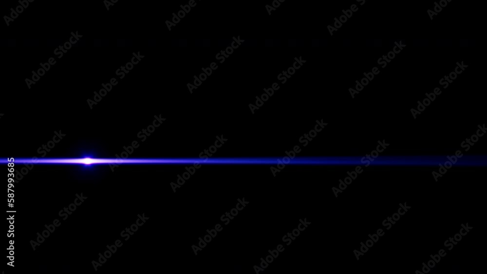 Anamorphic lens flare. Natural Lens Flare. Optical lens flare effect ...