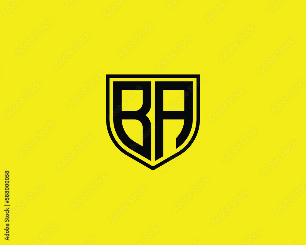 BA Logo design vector template Stock Vector | Adobe Stock