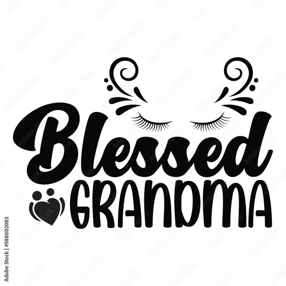Blessed Grandma Svg Grandma T Shirts Happy Mothers Day Svg Best Mom