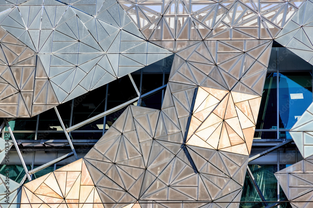 Melbourne, Australia - 20 Jan 2023: Federation Square architectural ...