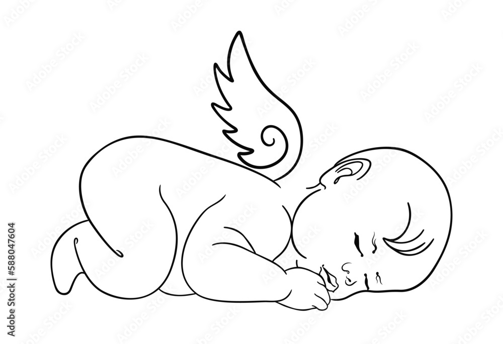 Sleeping Baby Angel
