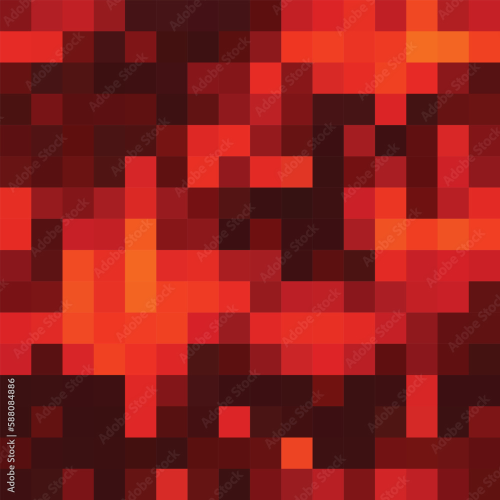 16-Bit Lava Pattern Seamless Texture for Fiery Pixel Art Gaming ...