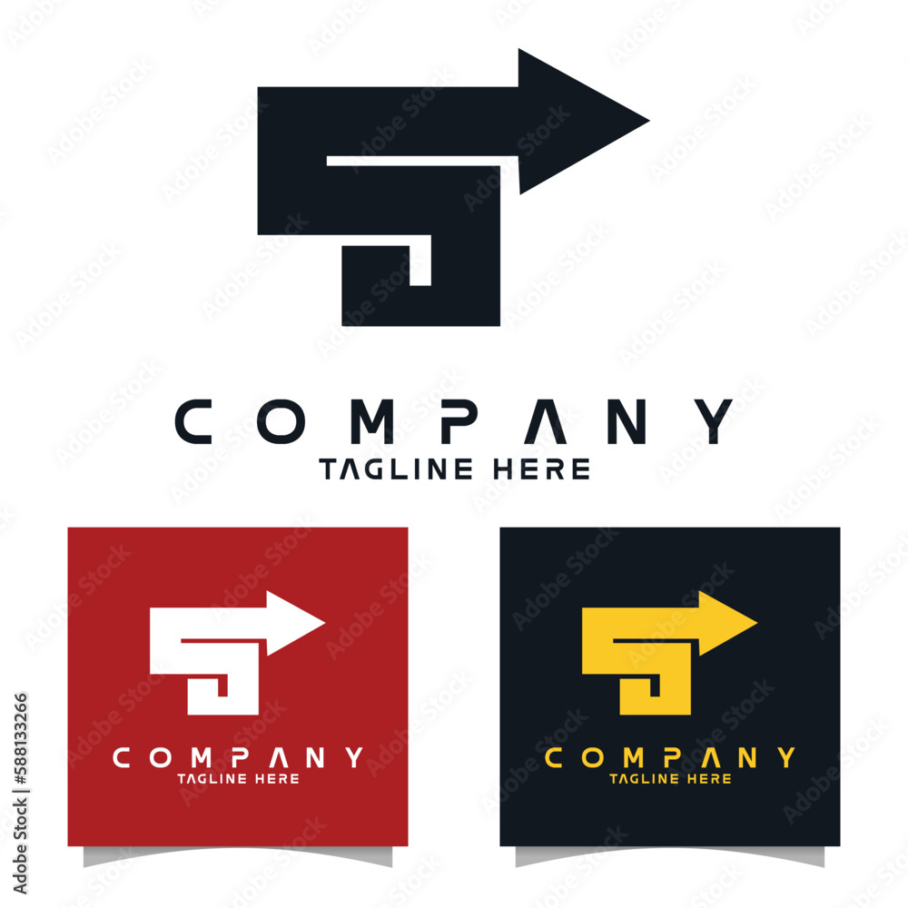set logo design for company, business ,and brand identity Stock Vector ...