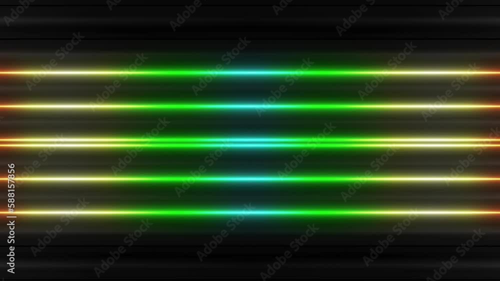 This stock motion graphic video of 4K Colored Neon Pattern Loop with ...