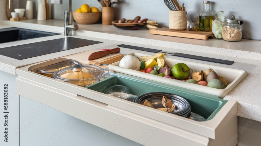 Importance of sorting garbage for recycling and composting, reducing ...