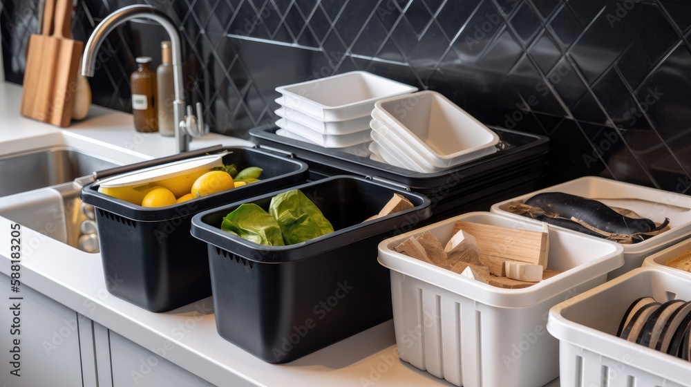 Importance of sorting garbage for recycling and composting, reducing ...