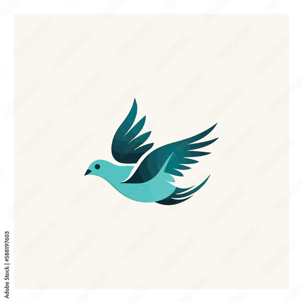 Simple Dove Vector