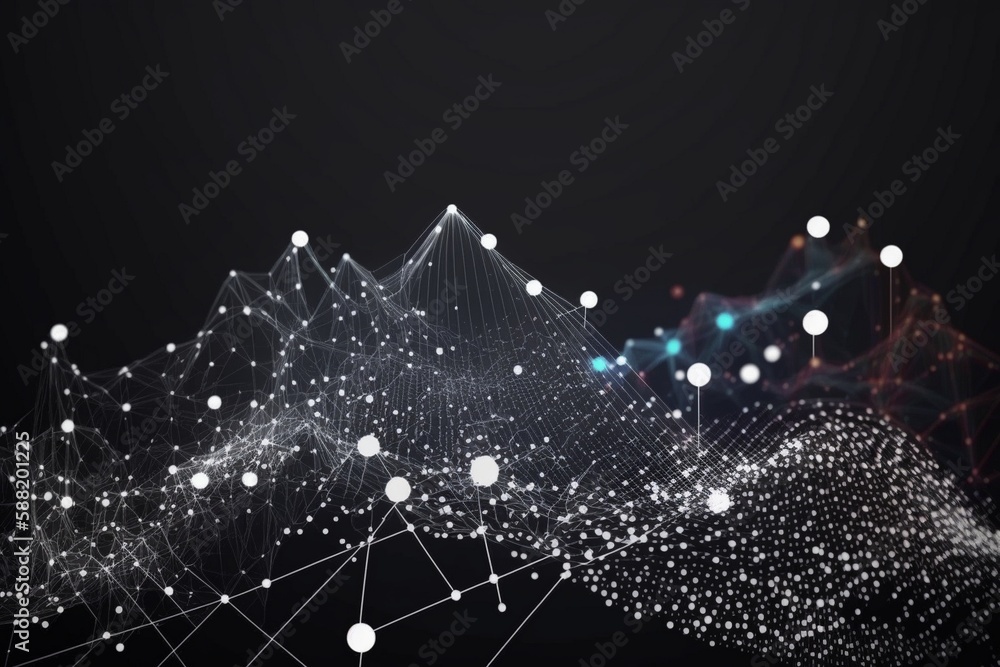 Technology Network Background. Binary code abstract Background. Abstract technology big data ...