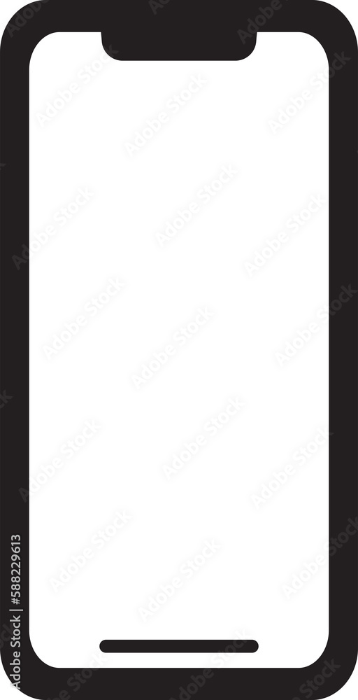 smartphone icon. png. Telephone call sign. Contact us symbol. Cell ...