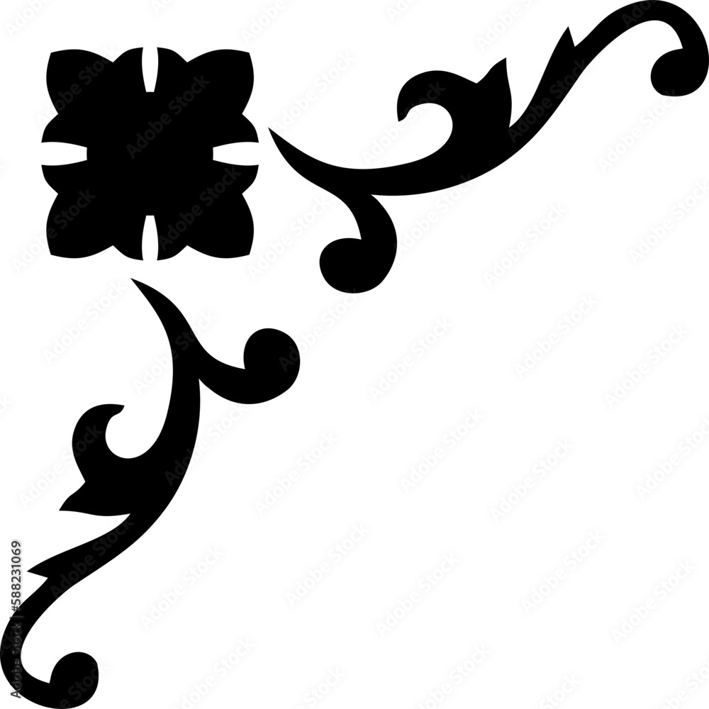 Classic Corner Stock Vector | Adobe Stock