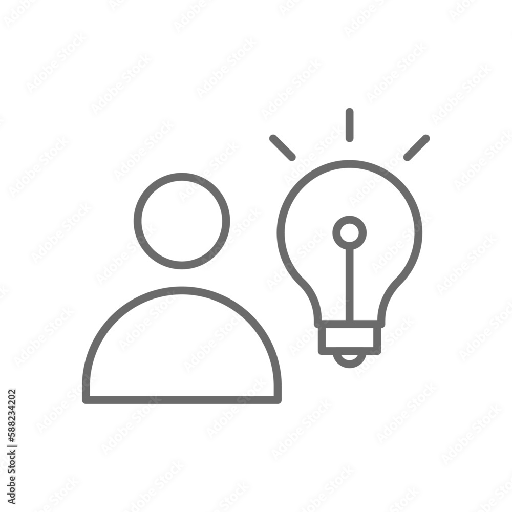 Vetor de RnD Division Business people icon with black outline style ...