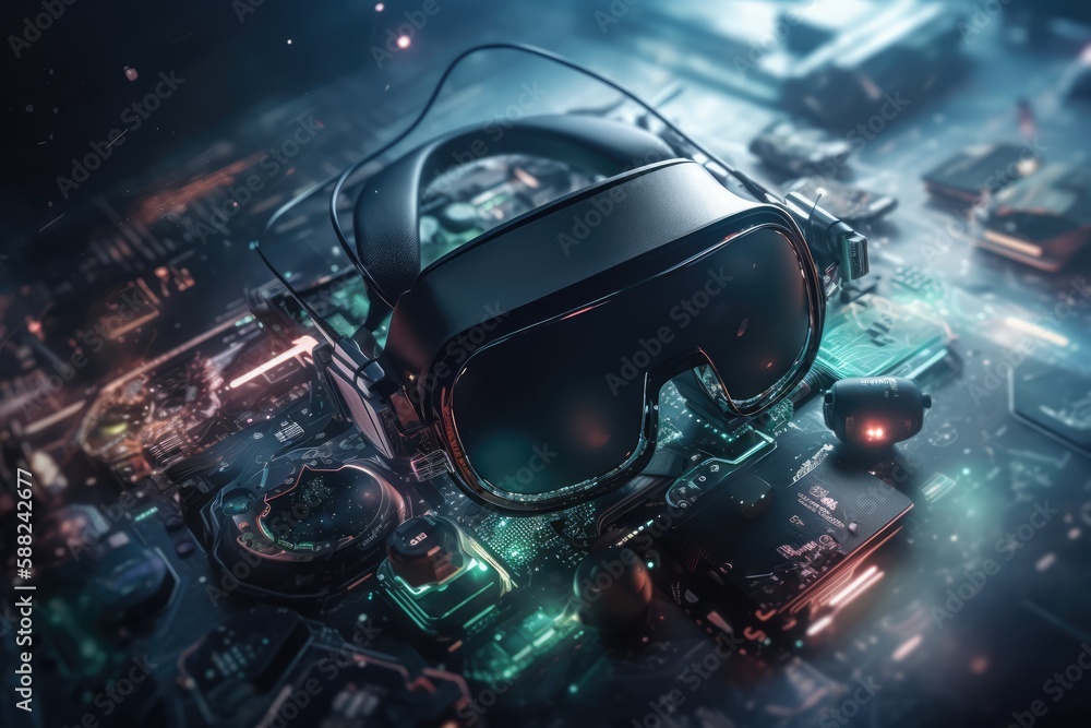 Emerging Technologies Showcase: Intricate Details of VR Headset, Drone ...