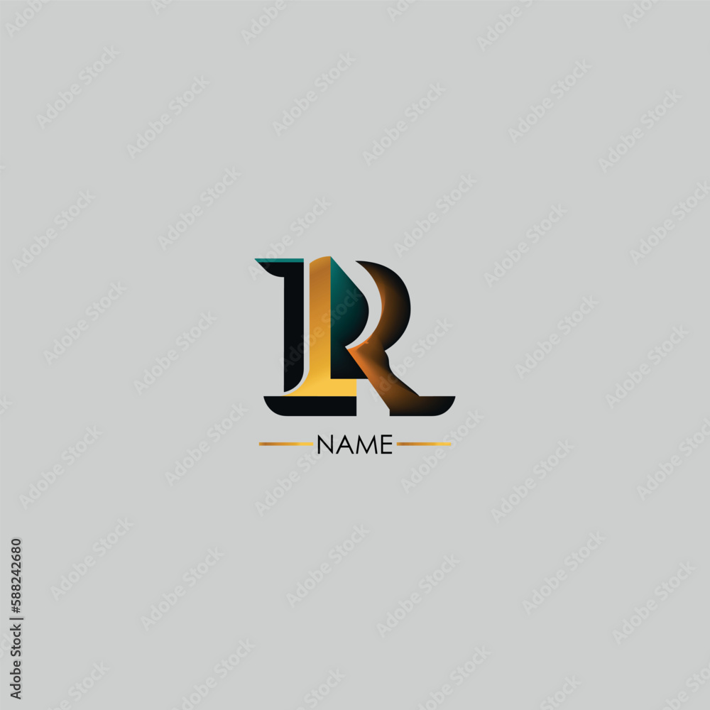 A logo with the letter R is sleek and modern, with a focus on ...