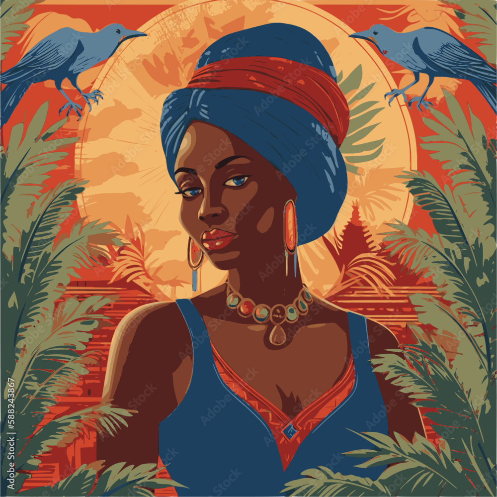 Haitian Heritage Month. Vector banner, poster for social networks and ...