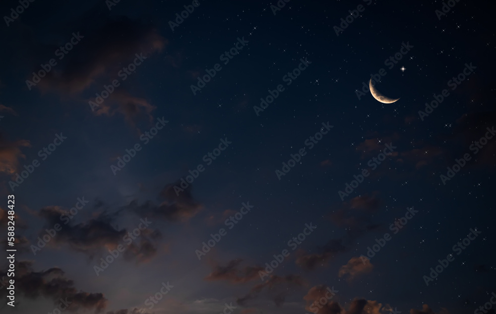 Eid Al Adha,Eid Al Fifr Adha Mubrak Arabic Background Concept,Crescent ...