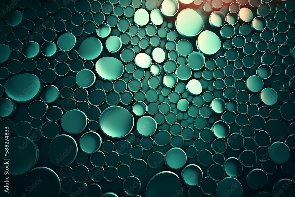 A banner or wallpaper design featuring an asymmetrical and organic grid ...